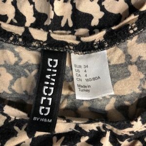 H&M | Dresses | Hm Bunny Rabbit Bodycon Dress Sz 4 | Poshmark